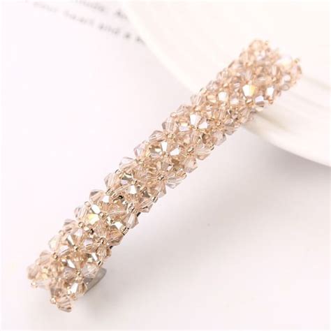 Beaded Hair Barrette Etsy