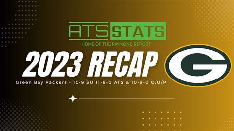 Green Bay Packers 2023 Recap Sports Betting Stats