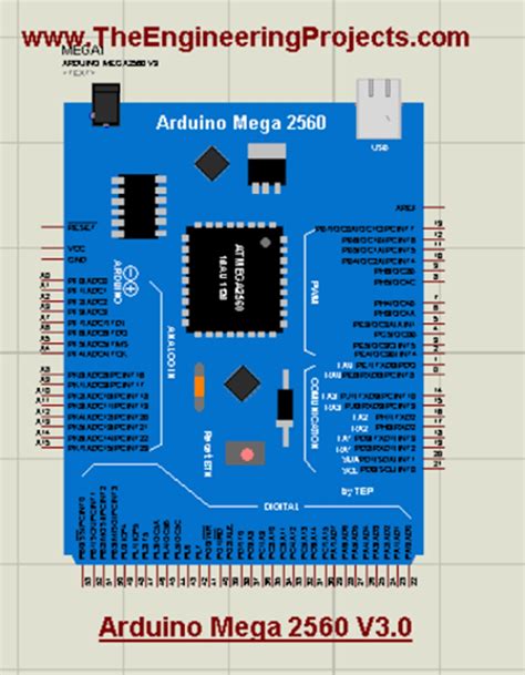 Arduino Mega 2560 Library For Proteus V30 The Engineering Projects