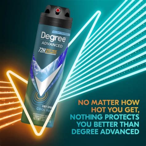 Degree Men Advanced Cool Rush Antiperspirant Dry Spray Deodorant 3 8