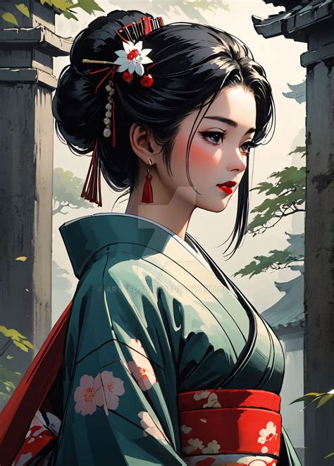 Japanese Princess By Artsfuture On Deviantart