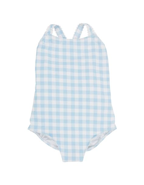 Tbbc Taylor Bay Bathing Suit Buckhead Blue Gingham Spoiled Sweet Bo