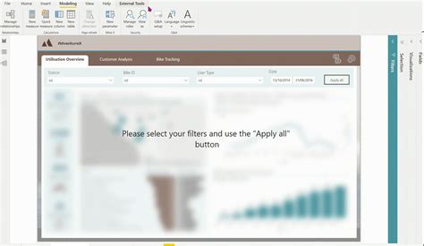 Power Bi Query Reduction Add An Apply All Filters Button To Your Report