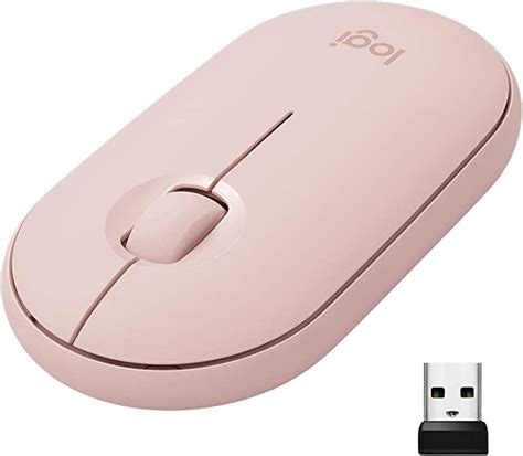 Amazon Com Logitech Pebble Wireless Mouse With Bluetooth Or GHz Receiver Silent Slim