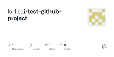 Github Ls Lisai Test Github Project