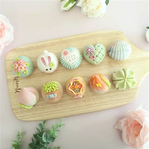 순수화과 수능응원 화과자 일본 과자 푸드 아트 초크아트