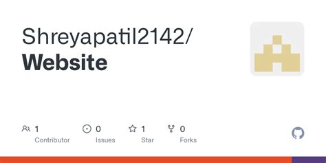 GitHub Shreyapatil Website
