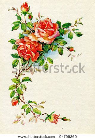 USSR CIRCA 1989 Postcard Shows Draw By Artist Bodrihina Roses
