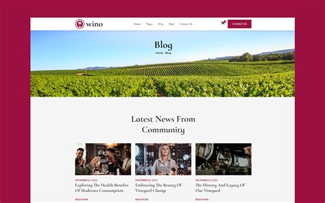 Wino Winery HTML5 Responsive Website Template
