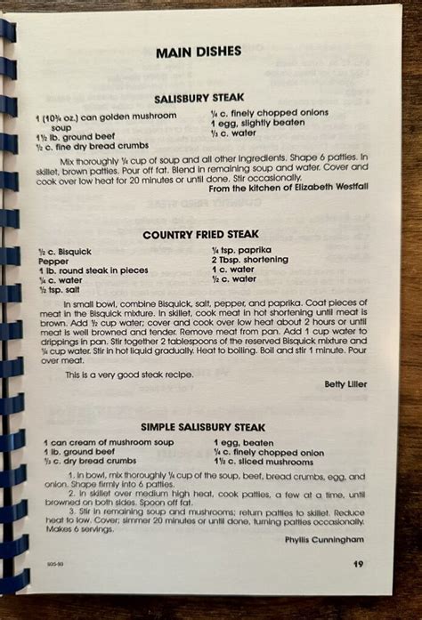 Country Cookbook Sagebrush Round Up Cooking In Community