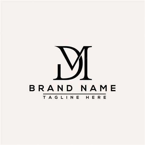 Premium Vector Dm Logo Design Template Vector Graphic Branding Element