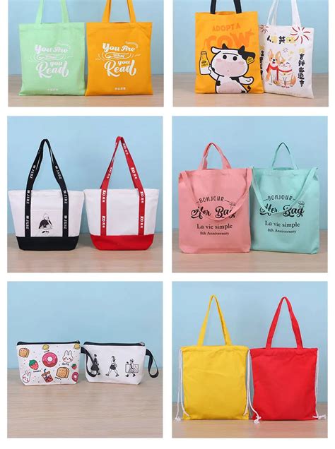 Womens Raw White Canvas Bags Plain Tote Bag Cotton Canvas Bag Many
