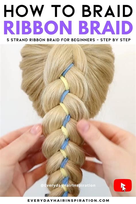How To Braid A Four Strand Braid Four Strand Braids How To Make Braids Strand Braid