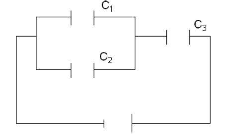 Solved Three Capacitors Are Linked As Represented In The Chegg
