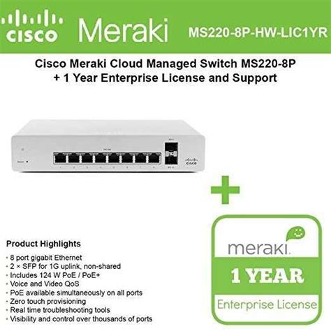 Meraki Ms220 24p Datasheet Specifications And Features