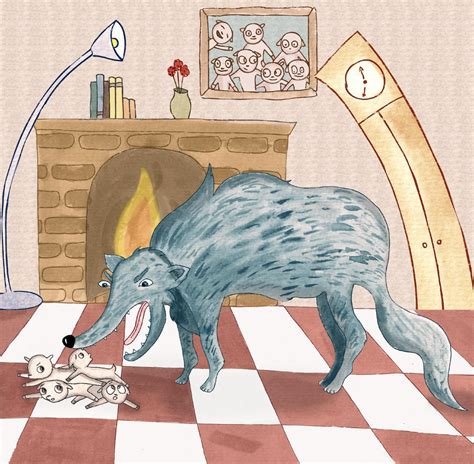 The Wolf And The Seven Young Goats By Hillashoshany On Deviantart