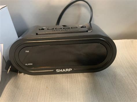 Sharp Digital Alarm Clock With Accuset EstateSales Org