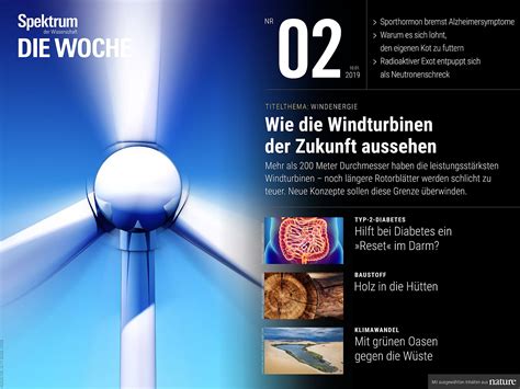 Wie Die Windturbinen Der Zukunft Aussehen Spektrum Der Wissenschaft