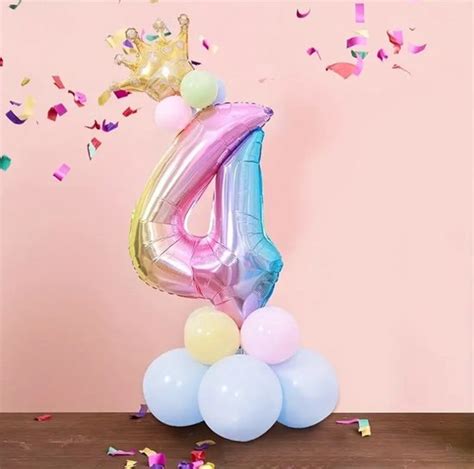 Ballonnen Pakket Cm Met Cijfer Groot Feestpakket Verjaardag Jaar Decoratie Bol