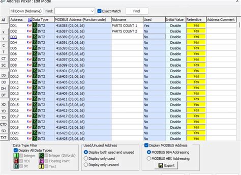 Modbus Flex Getter 16 Bit Signed To 32 Bit Unsigned General Node