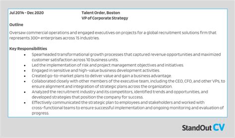 How To Use Bullet Points Per Job On Your CV How Many