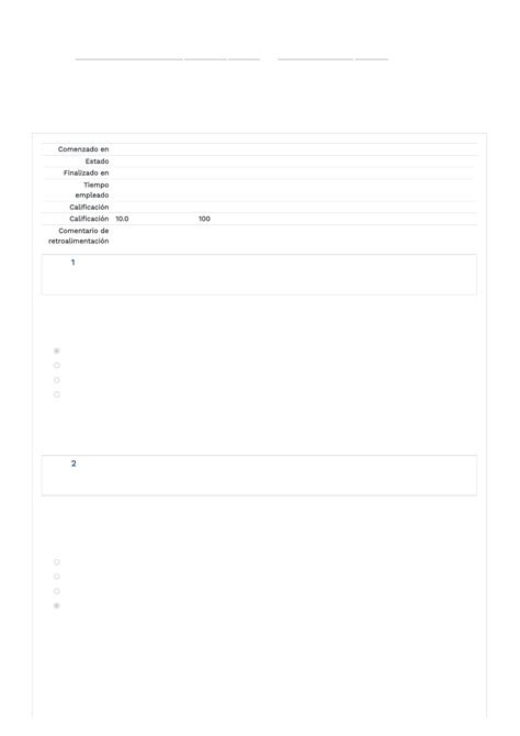 Modalidad De Exámenes Semana 6 Revisión Del Intento Administración De