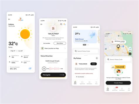 Weather Ui Designs Themes Templates And Downloadable Graphic Elements On Dribbble