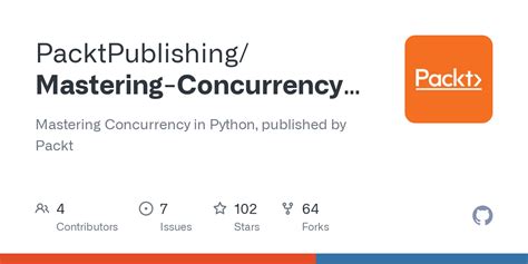 Github Packtpublishingmastering Concurrency In Python Mastering
