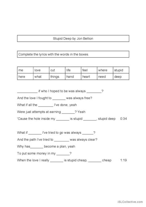 22 Stupid English Esl Worksheets Pdf And Doc