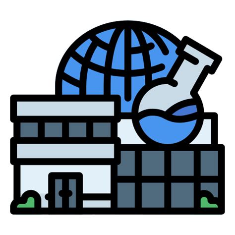 Laboratory Building Lab Science Science Technology Icons