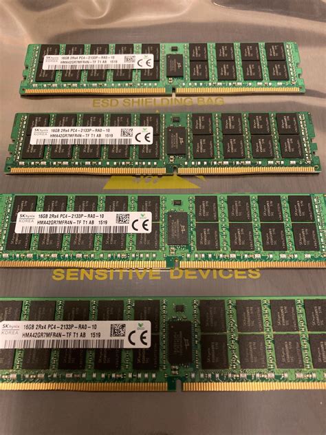 Sk Hynix 4x16gb Ddr4 Rdimm 2133mhz Ecc 418377017 ᐈ Köp På Tradera