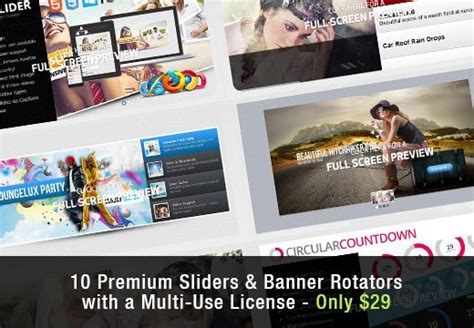 JQuery Banner Rotators And Sliders Bundle For You InkyDeals