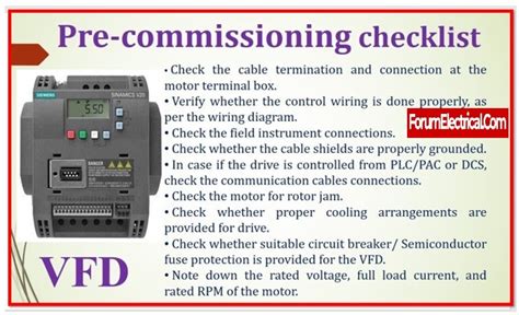 Commissioning Of A VFD Control Panel