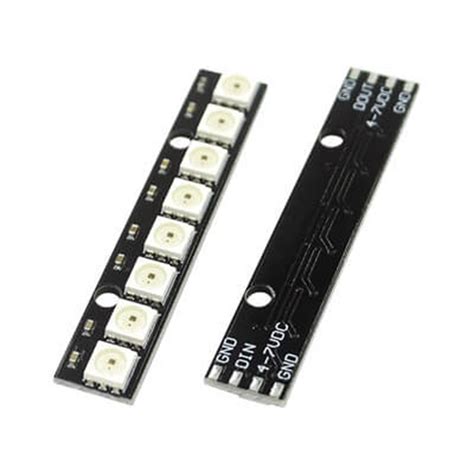 Ws2812 Rgb 8li Şerit Led Modül Uygun Fiyat Ve Aynı Gün Kargo