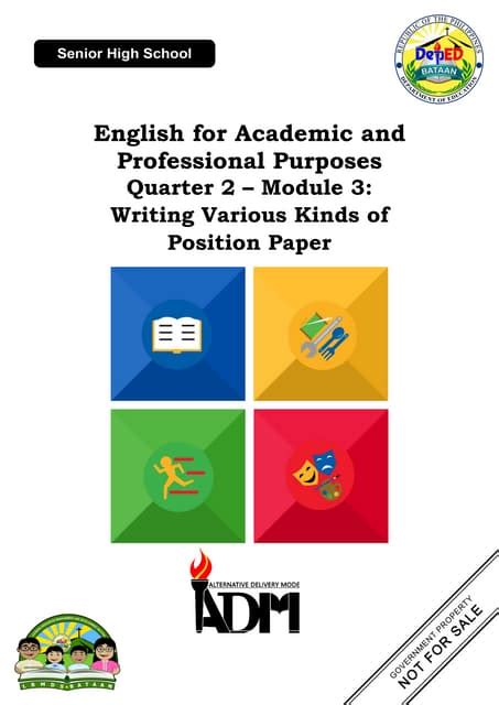 Eapp Quarter 2 Module 4 Objectives And Structures Of Various Kinds Of