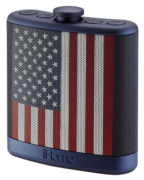 Ihome Rechargeable Flask Shaped Bluetooth Stereo Speaker With