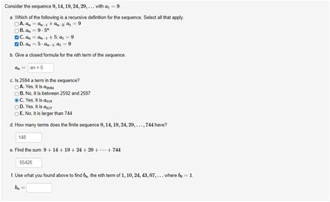 Solved A A Consider The Sequence Chegg