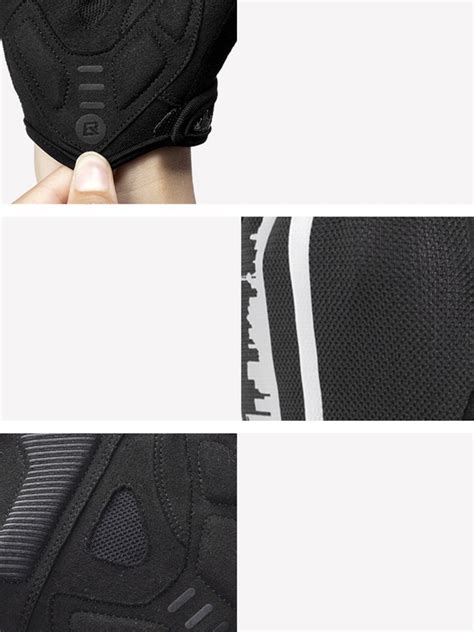 Перчатки спортивные Rockbros S252 черный цвет — купить за 1020 руб