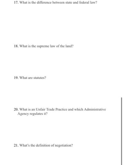 Solved 17 What Is The Difference Between State And Federal