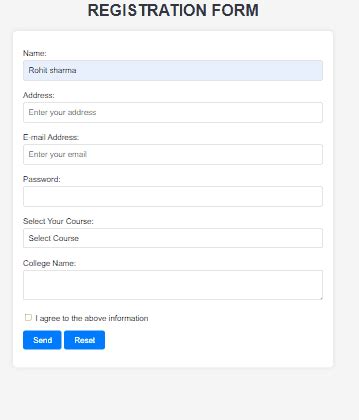 JavaScript Form Validation GeeksforGeeks