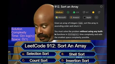 Sort An Array Explained Ace Your Leetcode Technical Interview With