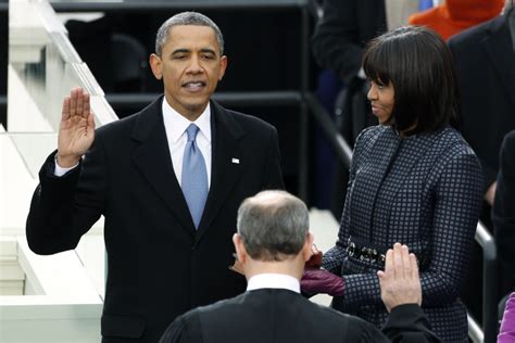Barack Obama Sworn In For Second Term As Us President Video Photos
