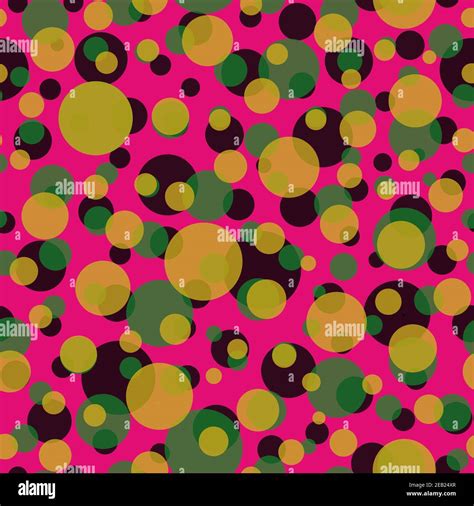 Abstract Seamless Pattern With Colorful Ballsillustration Of
