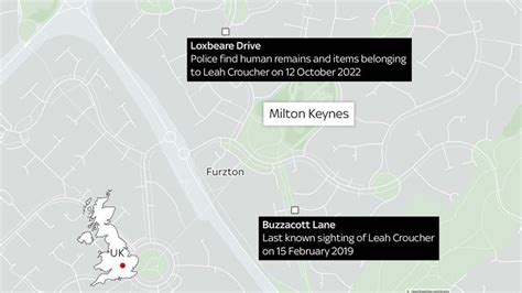 Leah Croucher Human Remains Found In Milton Keynes In Search For