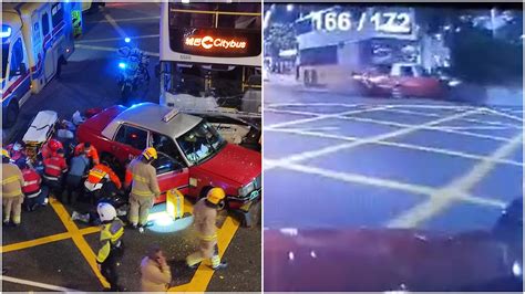 灣仔車禍｜兩乘客不治的士司機被捕 車cam直擊意外過程 Am730