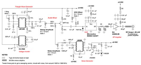 Mobile Phone Circuit Block Diagram