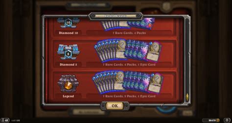 Hearthstone Ranking System Rewards And Bonus Stars How Do They Work And What Rewards Can You
