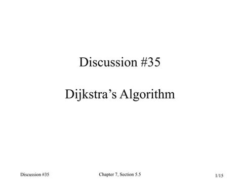 35 Dijkstras Alg Ppt