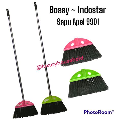 Jual Sapu Bossy Indostar Sapu Lantai Sapu Nilon Broom Shopee Indonesia