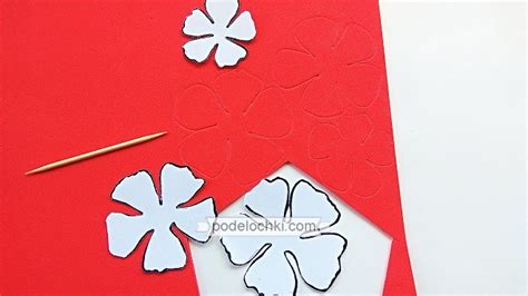 Резиночки с цветами из фоамирана - Детские поделки